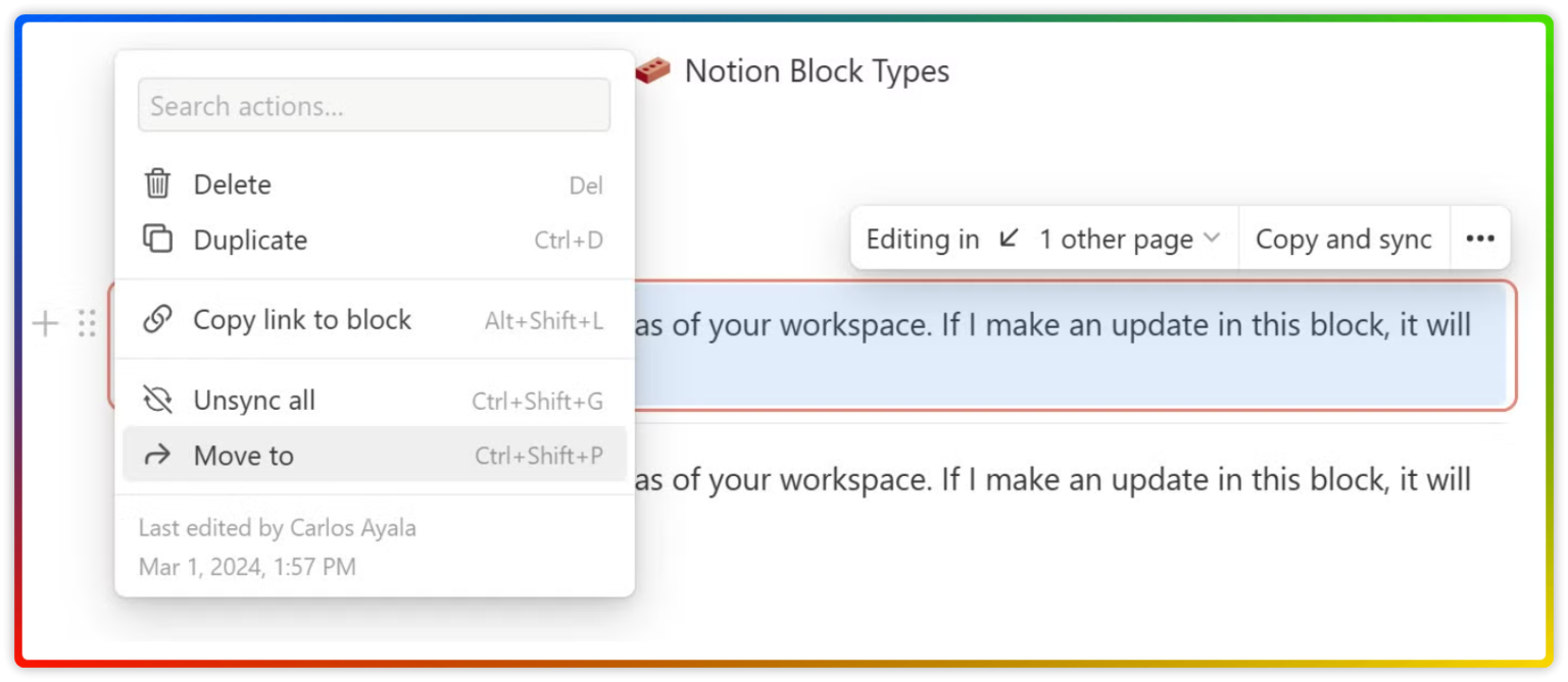 Deep Dive into Notion Blocks — Carlos Ayala